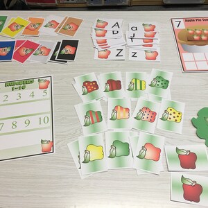 INSTANT DOWNLOAD - Apples - Themed Activities Package for Learning ...