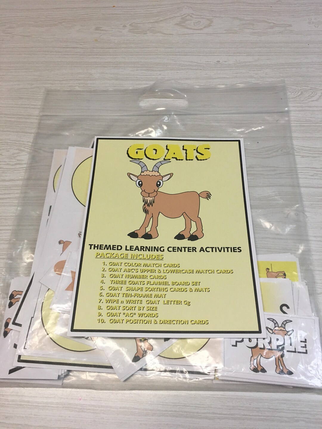 Goats - Themed Activities Package for Learning Centers - Perfect for ...