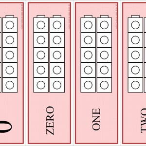 INSTANT DOWNLOAD - Unifix Cube Addition Mats and Unifix Cube Ten Frame ...