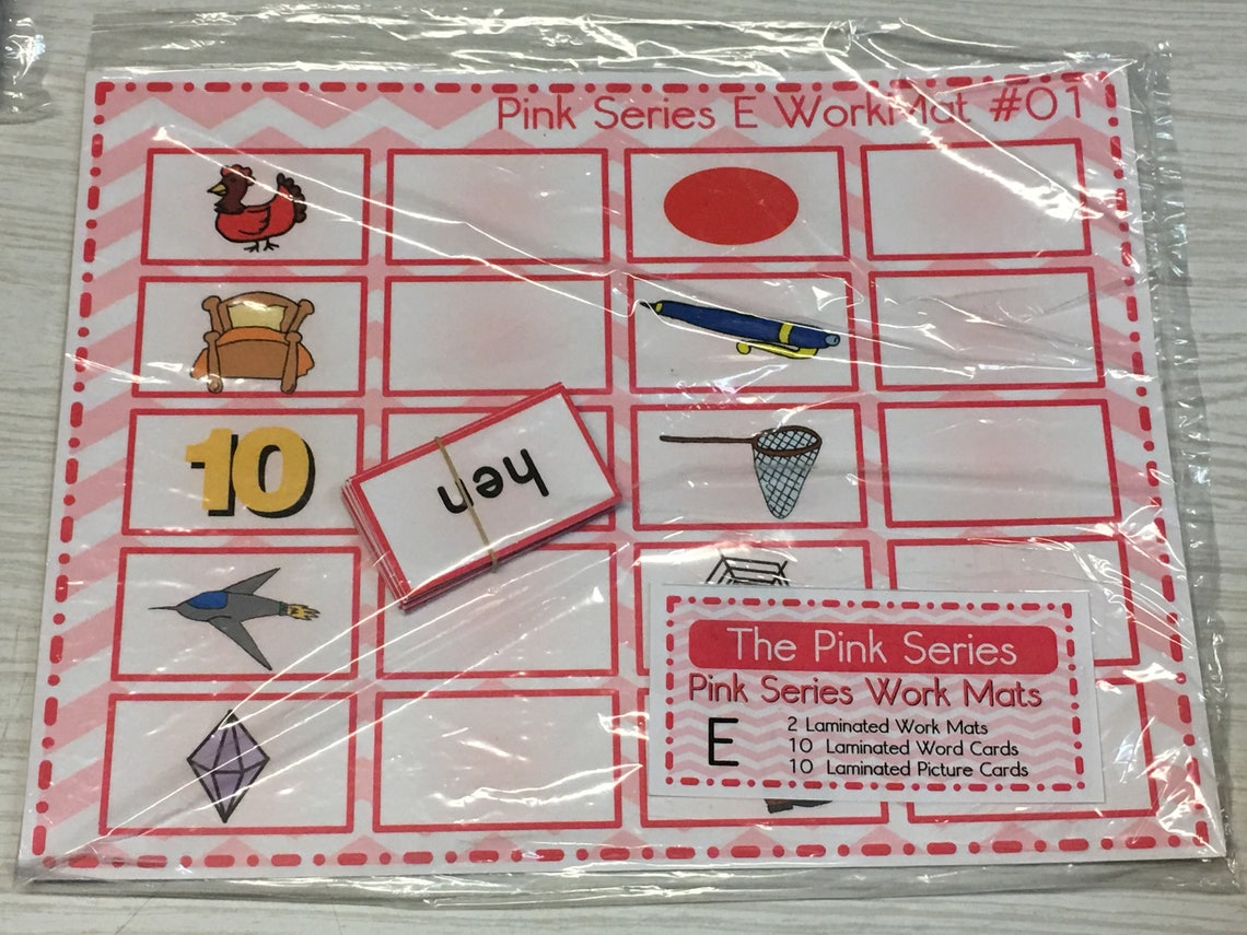 The Pink Series Language Kit Montessori Material for Primary - Etsy