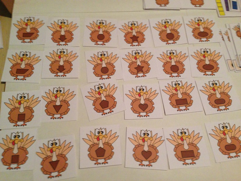 Turkeys Themed Activities Package for Learning Centers Perfect for ...