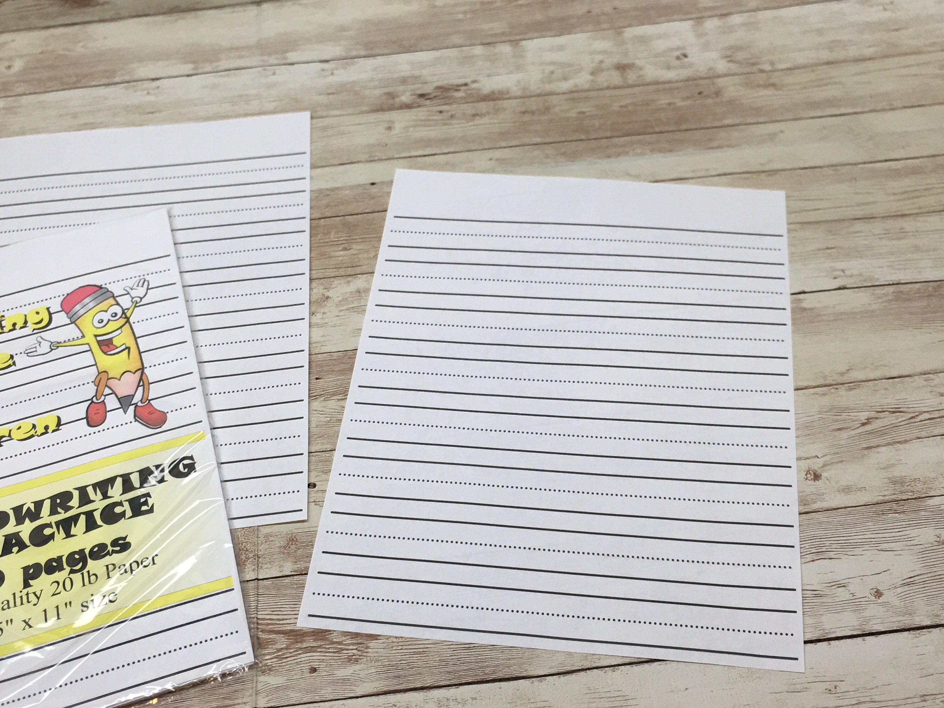 Handwriting Practice - Handwriting Paper for Children - Etsy