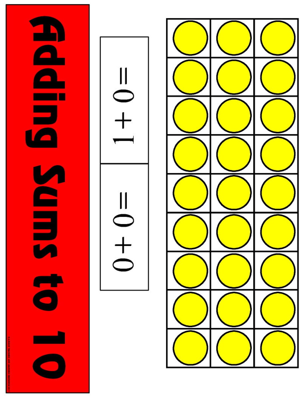 Sums of Ten Activity Set: Preschool Kindergarten Learning (instant ...