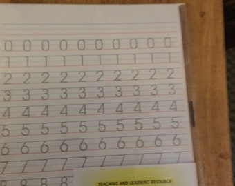 Writing Paper for Kids Tracing Letters 11 X 8.5 In 20 Lb | Etsy