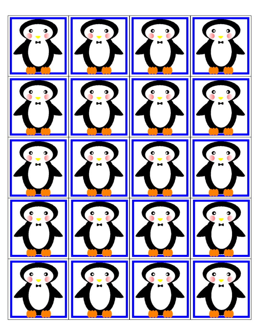 INSTANT DOWNLOAD - Penguins Winter Count Activity Kit 1-10 - Perfect ...