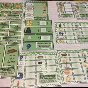 The Green Series - Language Kit - (17) Montessori Materials for Primary ...
