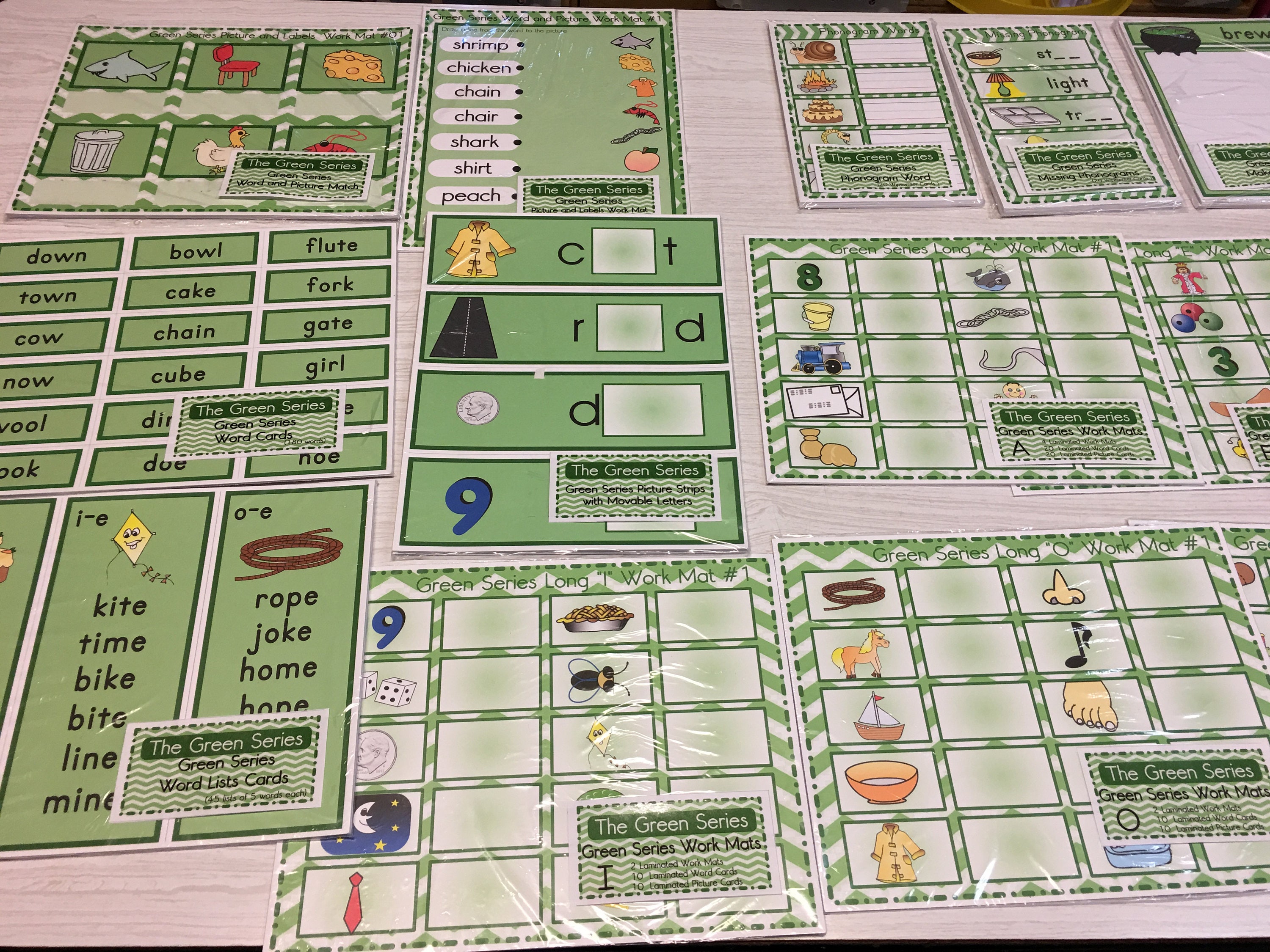 The Green Series - Language Kit - (17) Montessori Materials for Primary ...