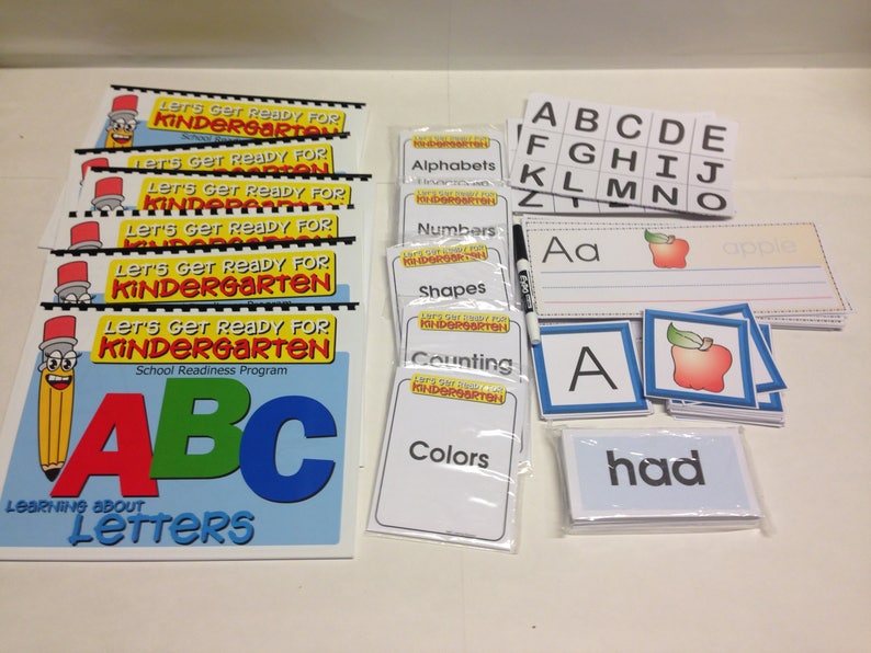 Preschool Activity Bundle Lets Get Ready for Kindergarten Curriculum ...