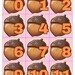 INSTANT DOWNLOAD - Acorns - Numbers 0-31 Pocket Chart Cards - CALENDAR ...