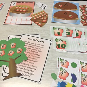 INSTANT DOWNLOAD - Apples - Themed Activities Package for Learning ...