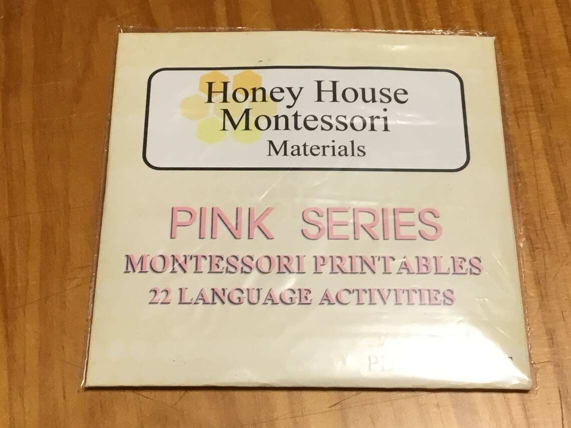 PINK SERIES Cdrom Montessori Activity Bundled Complete Set Educational ...