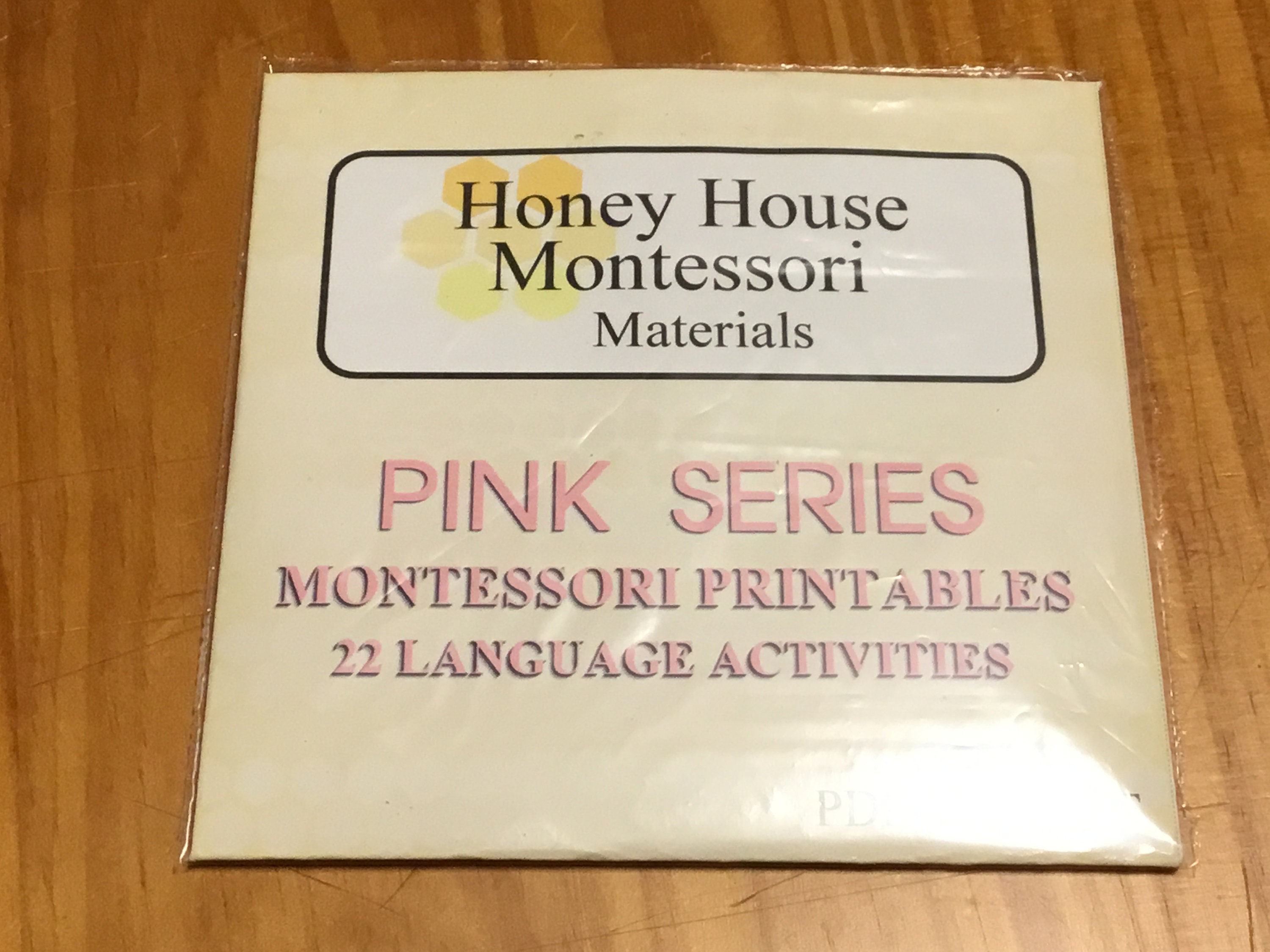 PINK SERIES Cdrom Montessori Activity Bundled Complete Set Educational ...
