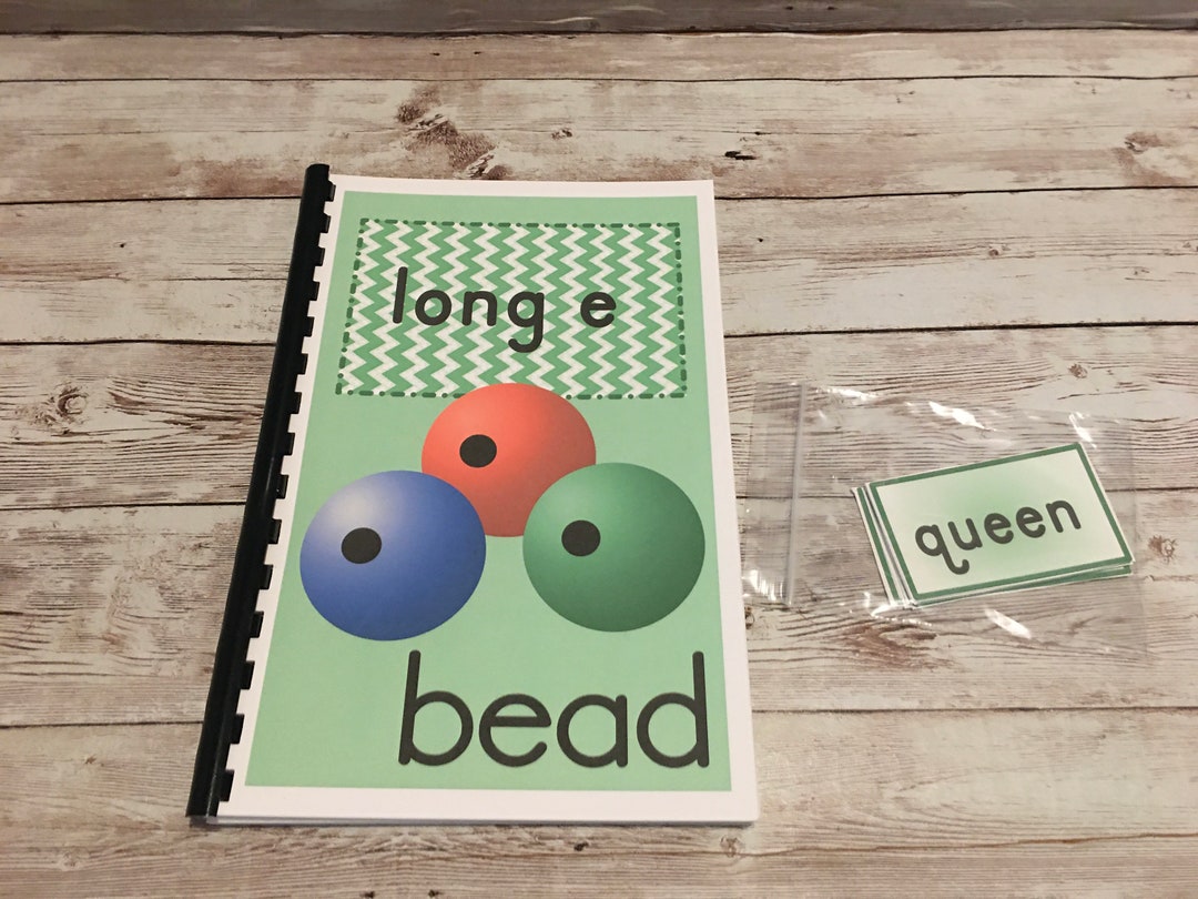 The Green Series - Interactive Learning Books - Short “ E” Book - W/ 12 ...