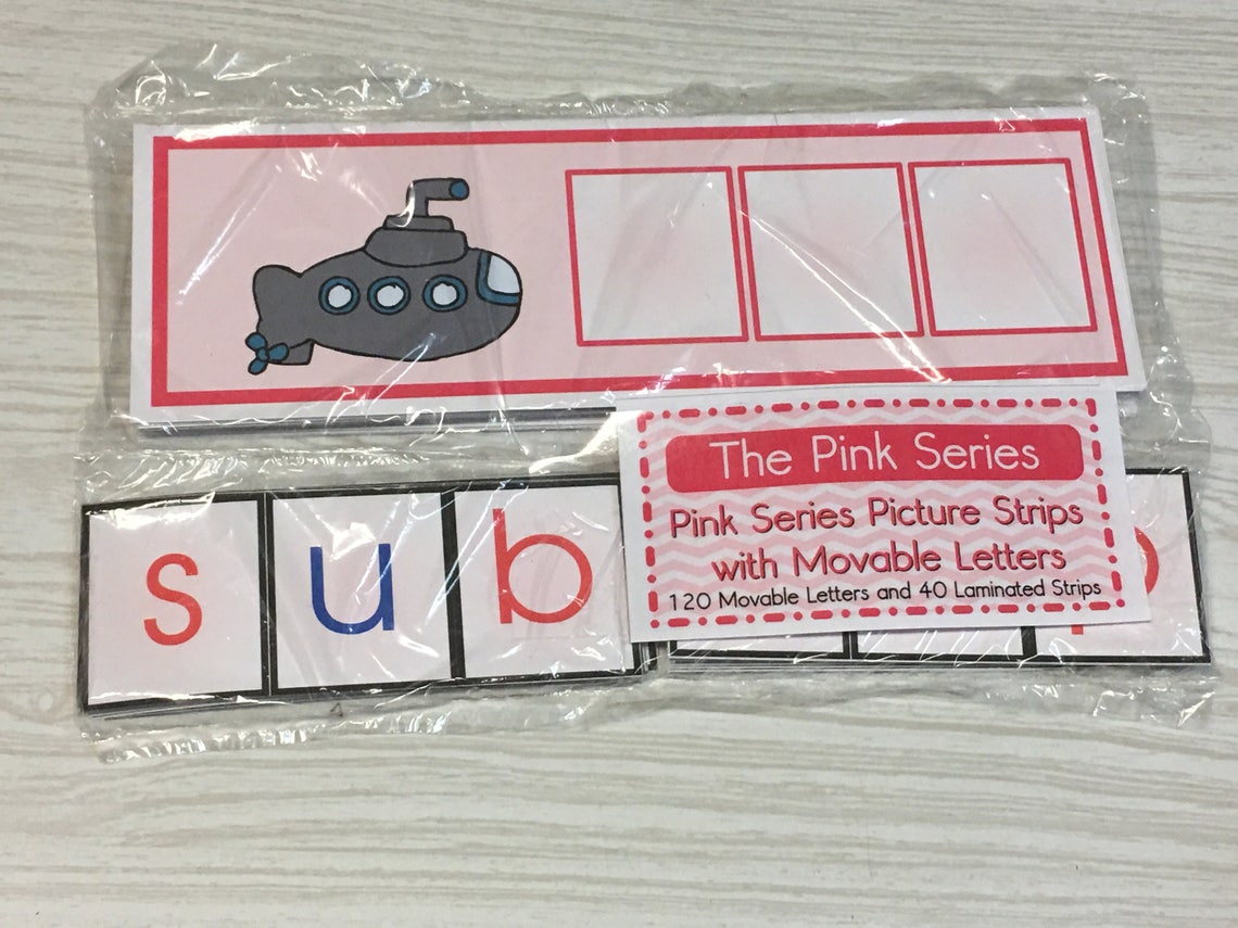 The Pink Series Language Kit Montessori Material for Primary - Etsy