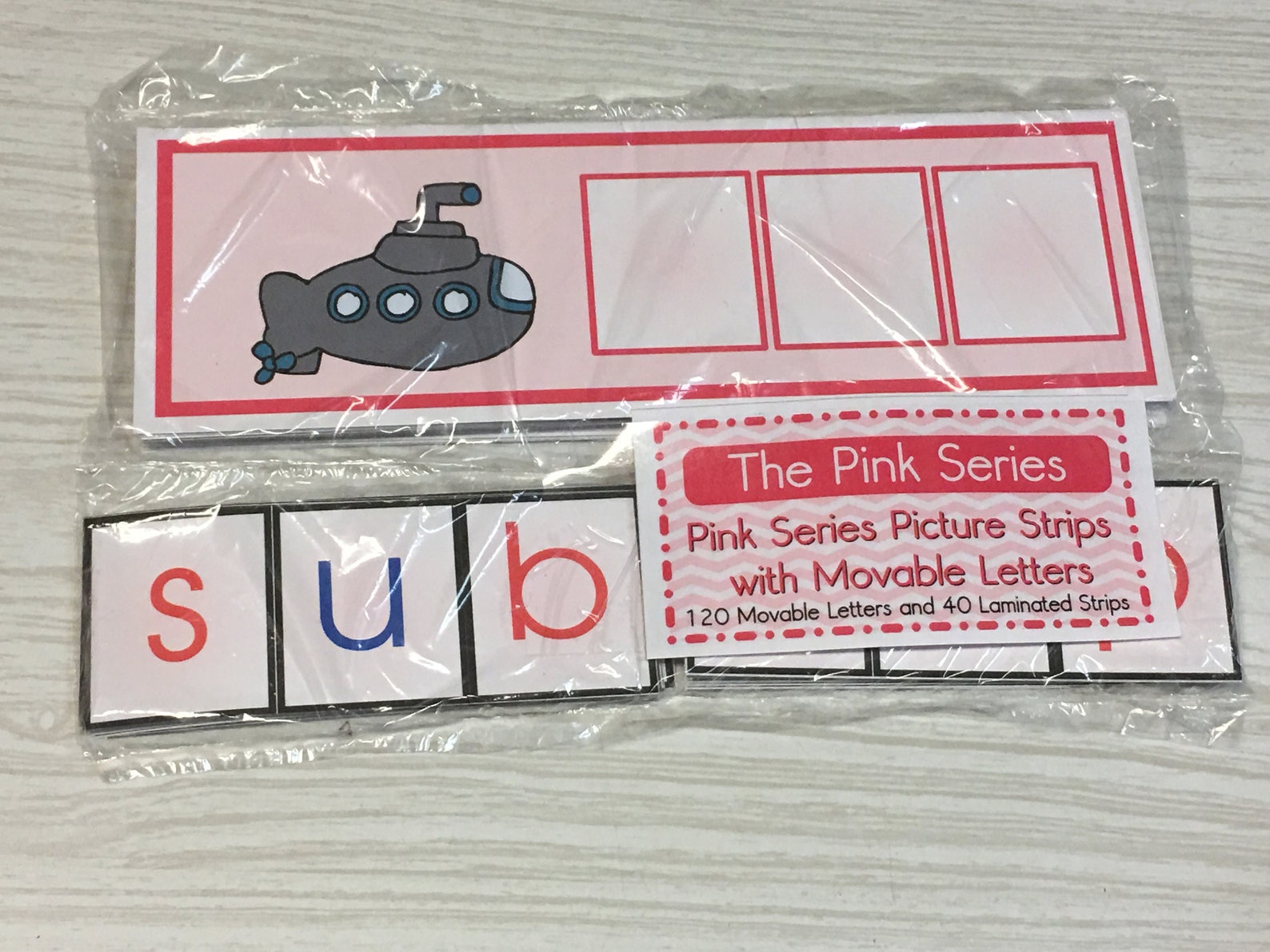 The Pink Series Language Kit Montessori Material for Primary Language ...