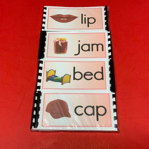 Pink Series - 24 CVC Word Families Booklets- Montessori Material for ...