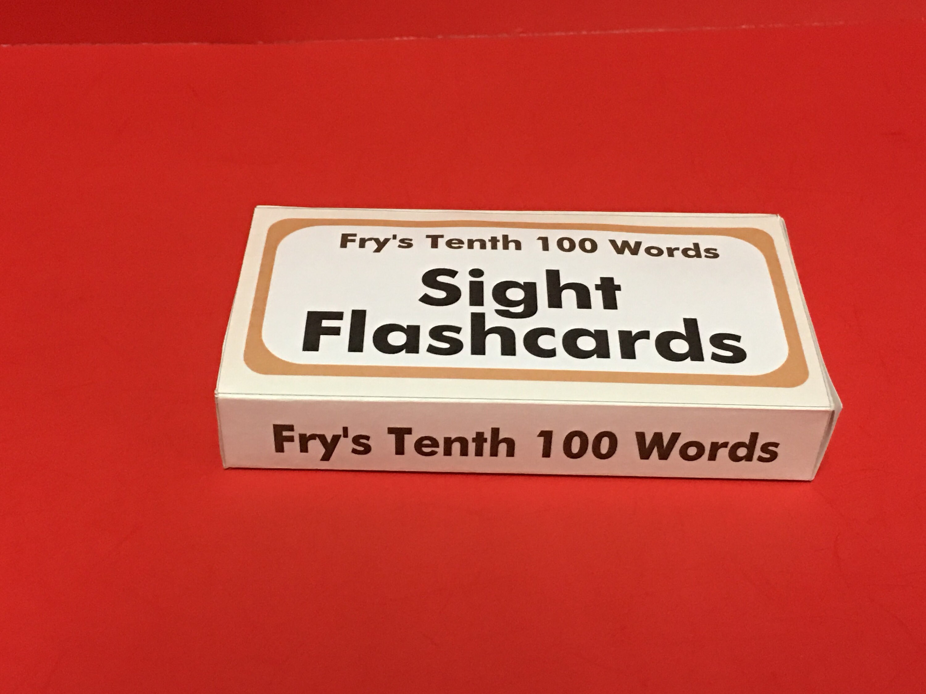 100 Flashcards - Fry”s Sight Words - 10th Hundred Words Flash Cards - Etsy