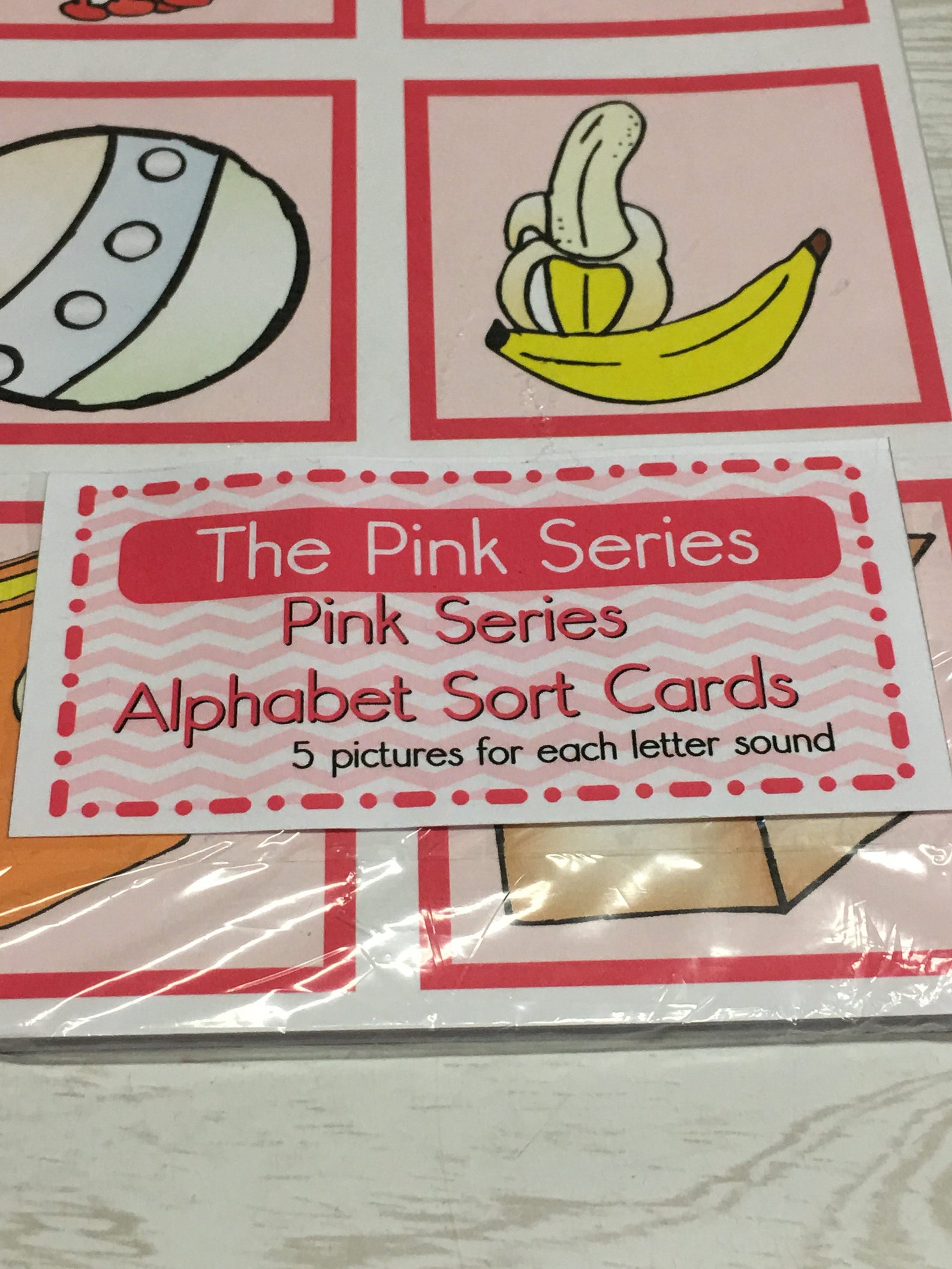 The Pink Series - Alphabet Sort Card (180 Cards) - Montessori Material ...
