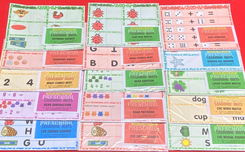 Recurso de aprendizaje preescolar - Paquete de 15 juegos para el aula ...