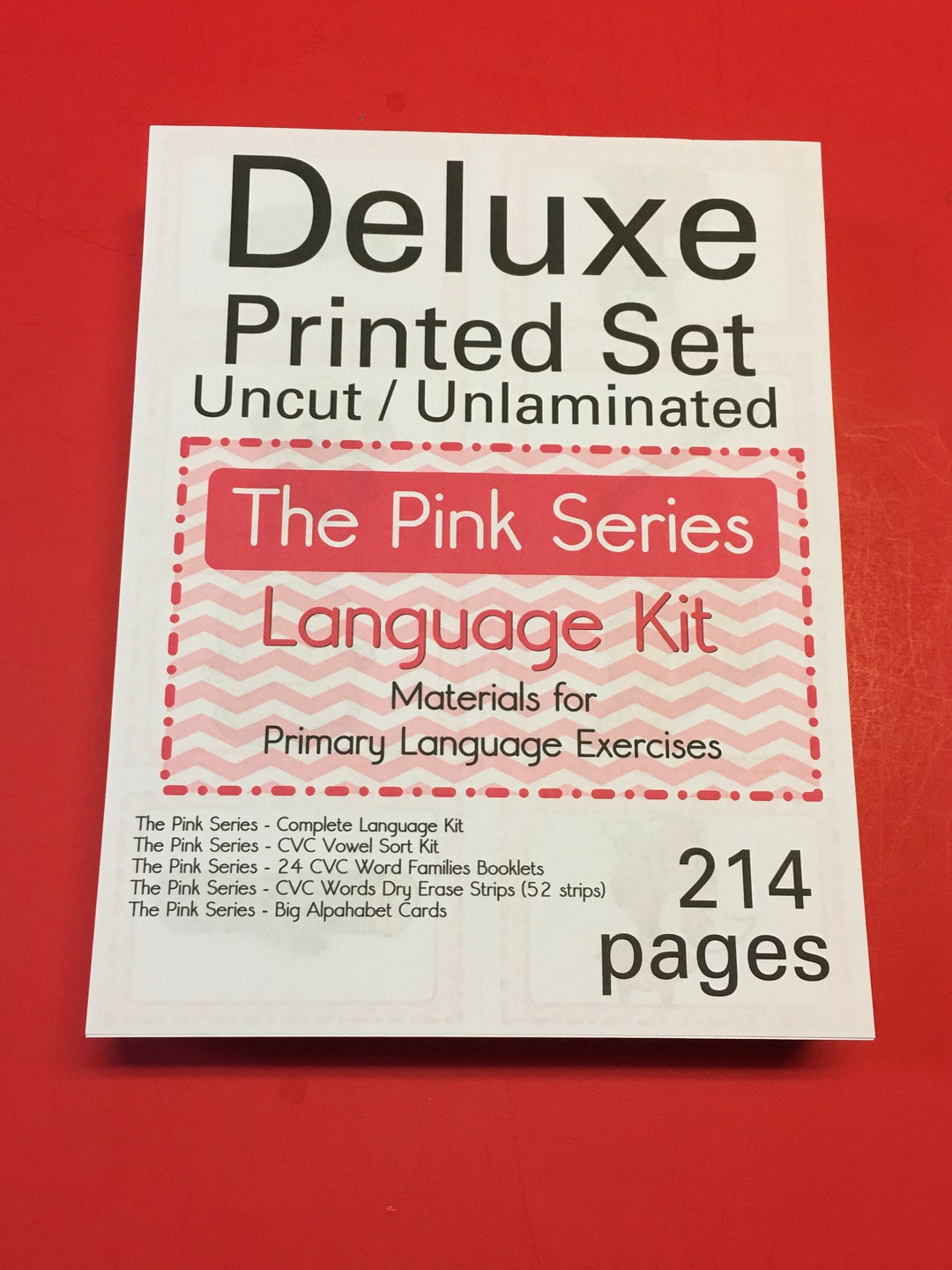 Learning Resource Bundle - DELUXE (PRINTED) Set - the Pink Series ...