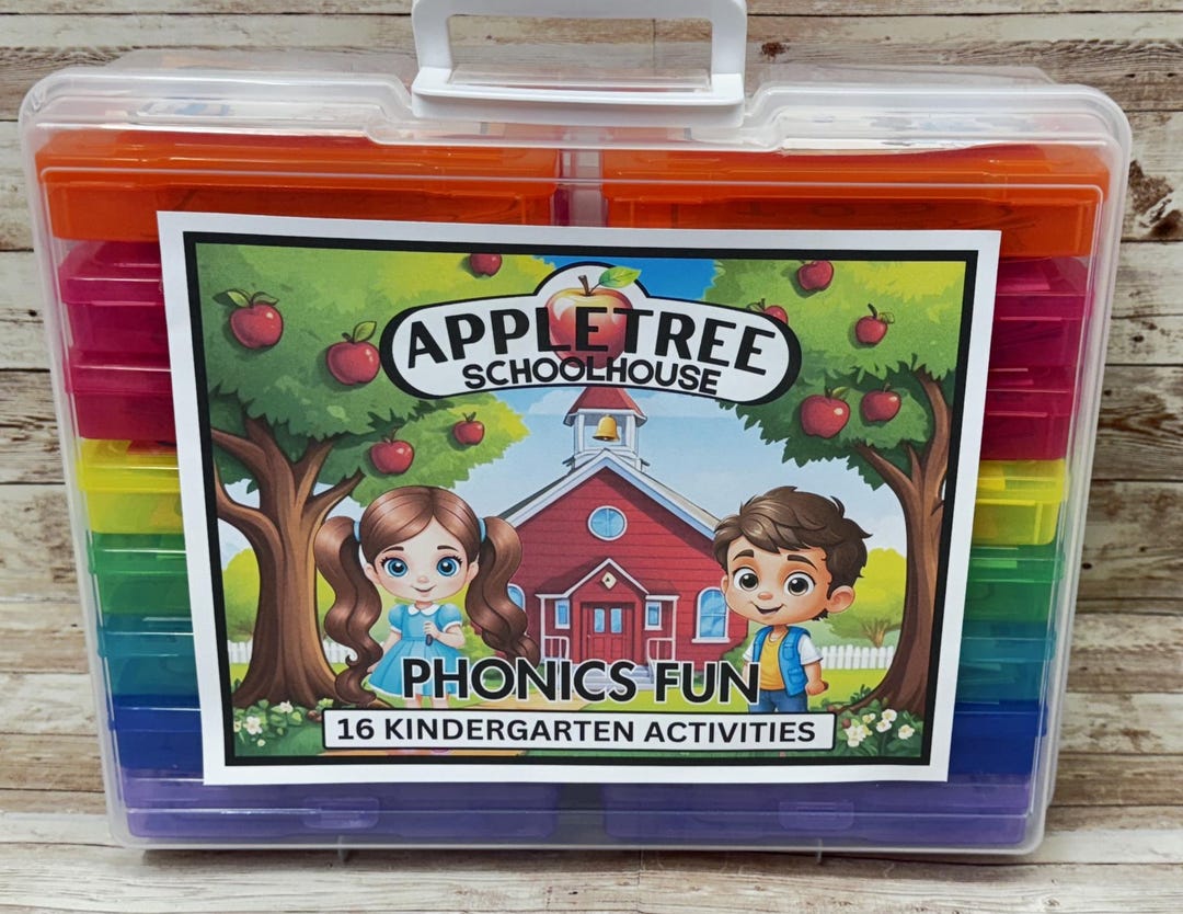 Phonics Fun - 16 Task Box Activity Sets With Carrying Case - Letter ...