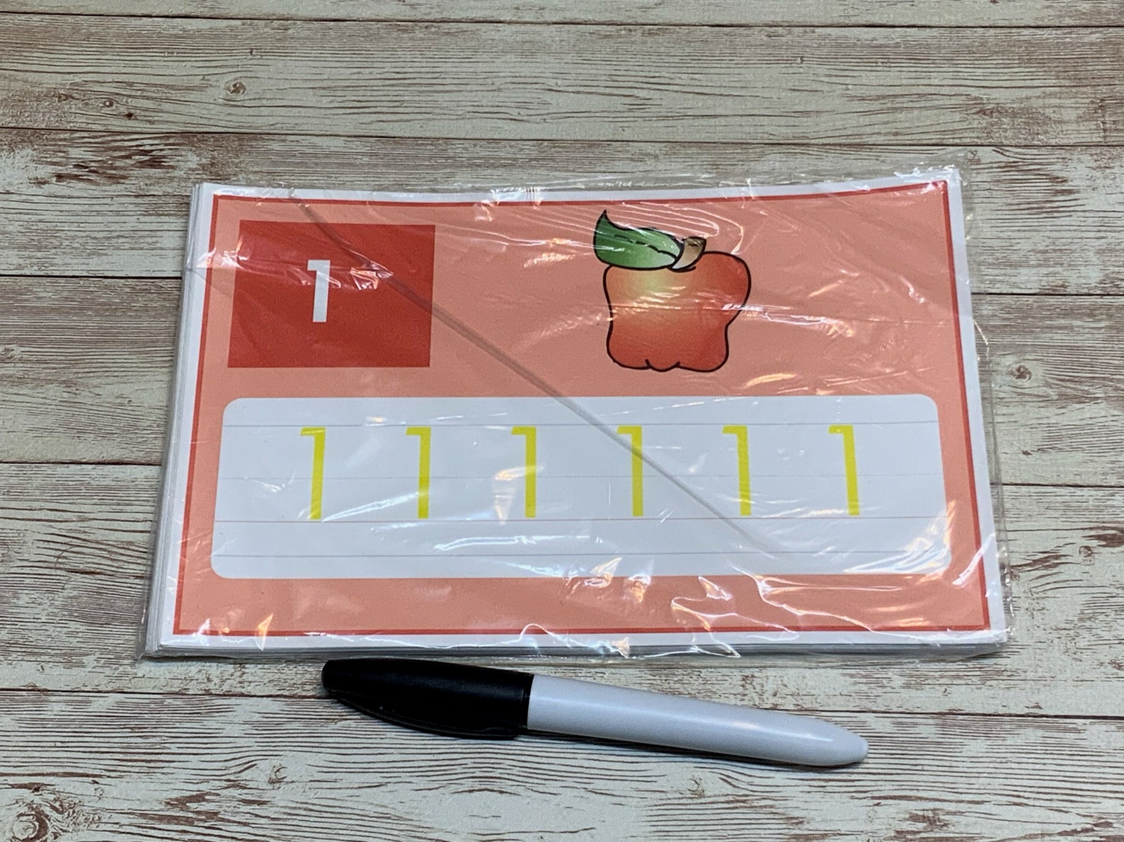 2 Write & Wipe Activity Sets - Tracing Letters and Numbers - Etsy