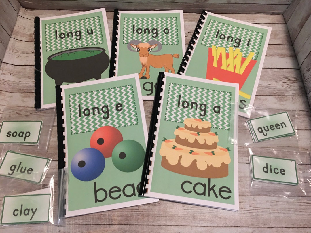 The Green Series - Interactive Learning Books - Short Vowel Set - W/ 60 ...