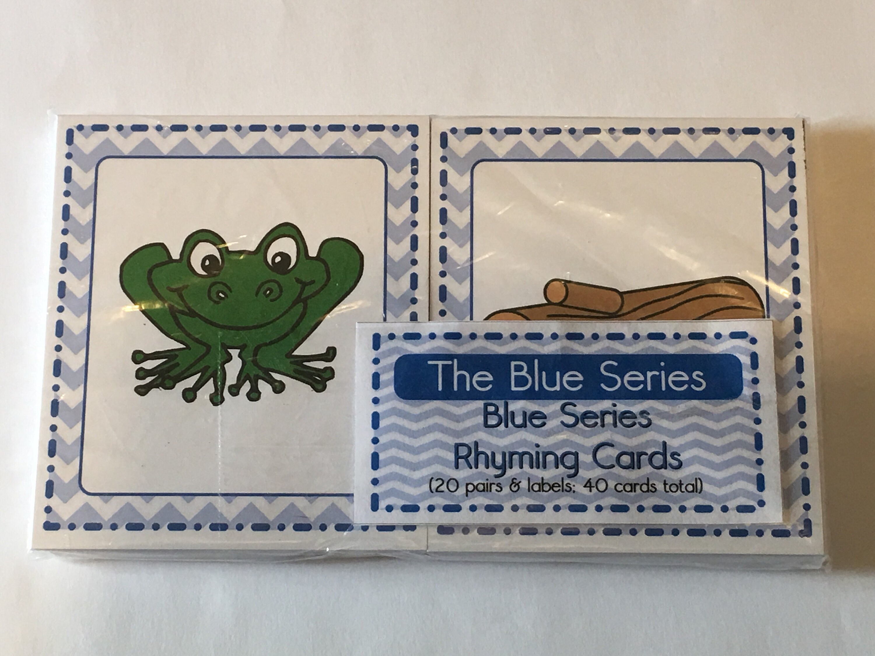 The Blue Series - Rhyming Cards - Montessori Material for Primary ...