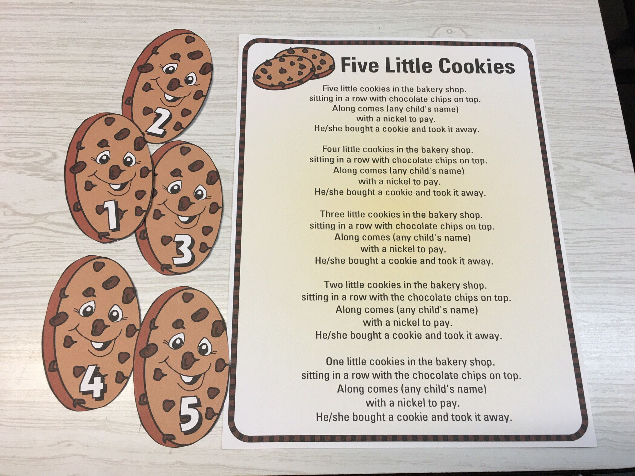 INSTANT DOWNLOAD Cookies Themed Activities Package for - Etsy