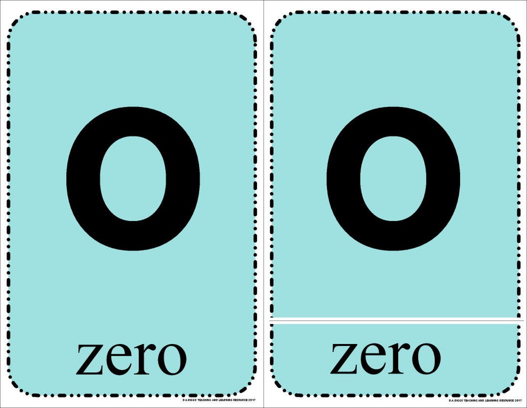 Numbers Three Part Cards: Preschool Learning Activity (instant Download ...