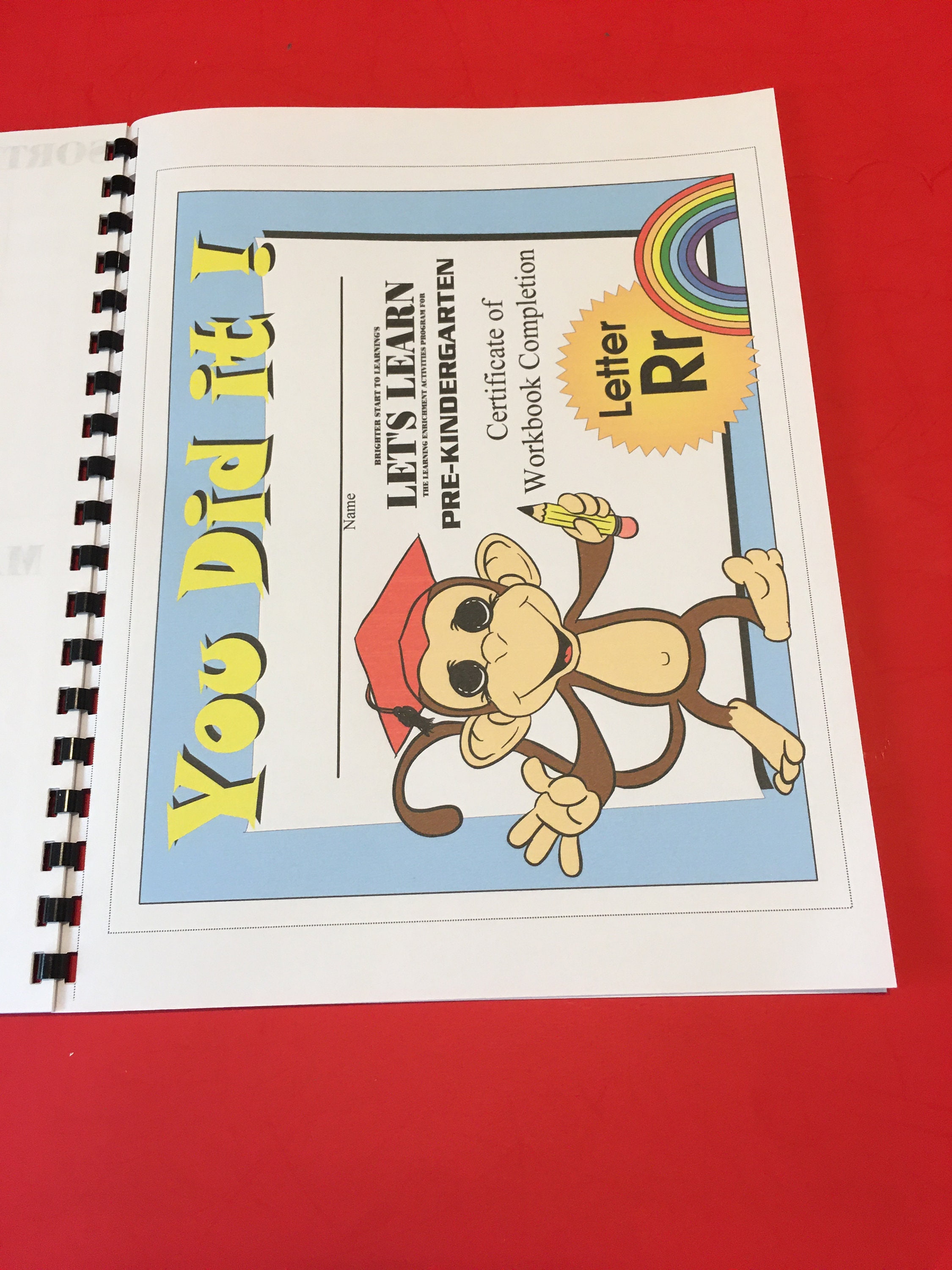 Preschool Worksheets BSTL Lets Learn Letter Rr Work Booklet Perfect for ...