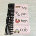 The Pink Series 24 CVC Word Families Booklets Montessori Material for ...