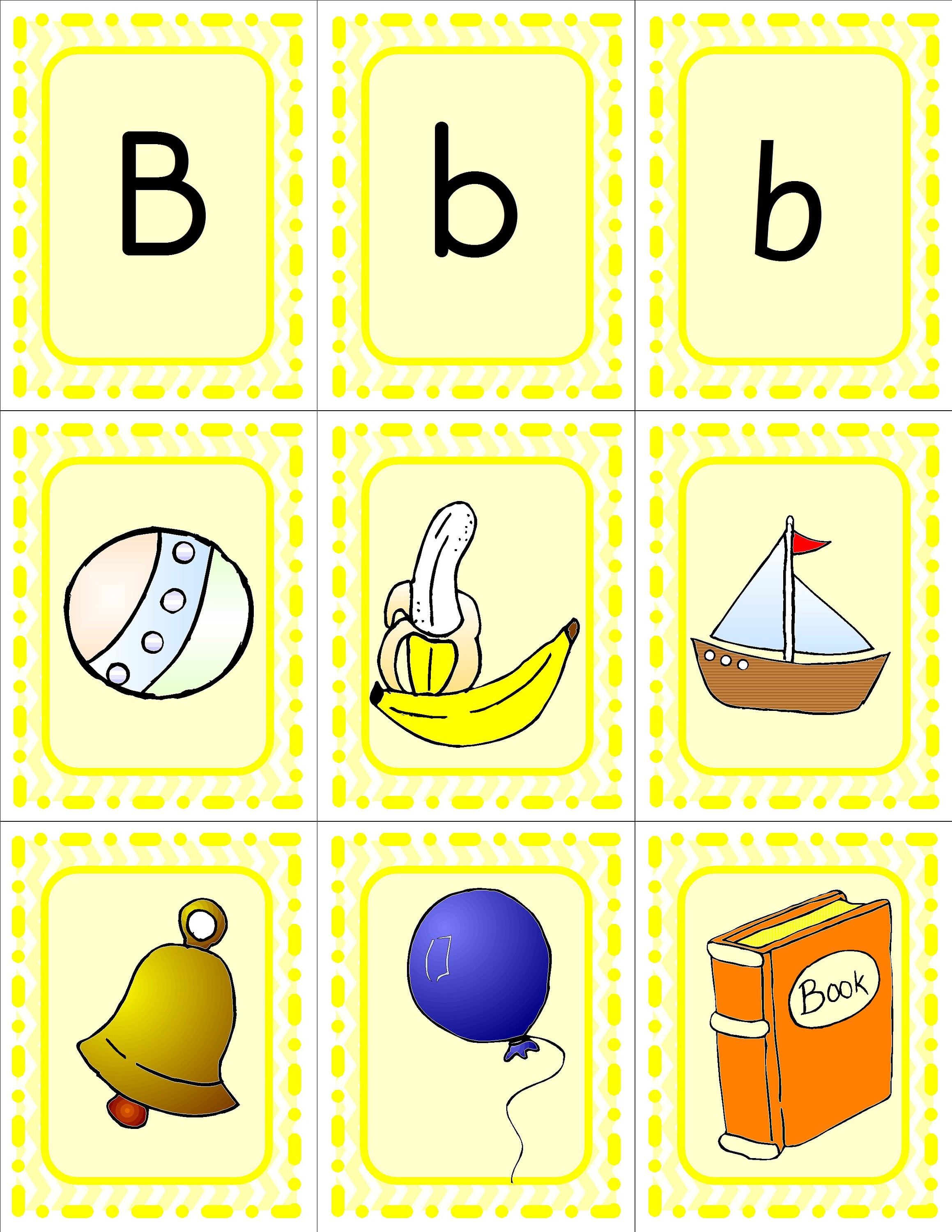 ABC & PICTURES CARDS - Pre-reading Series - Montessori Materials for ...