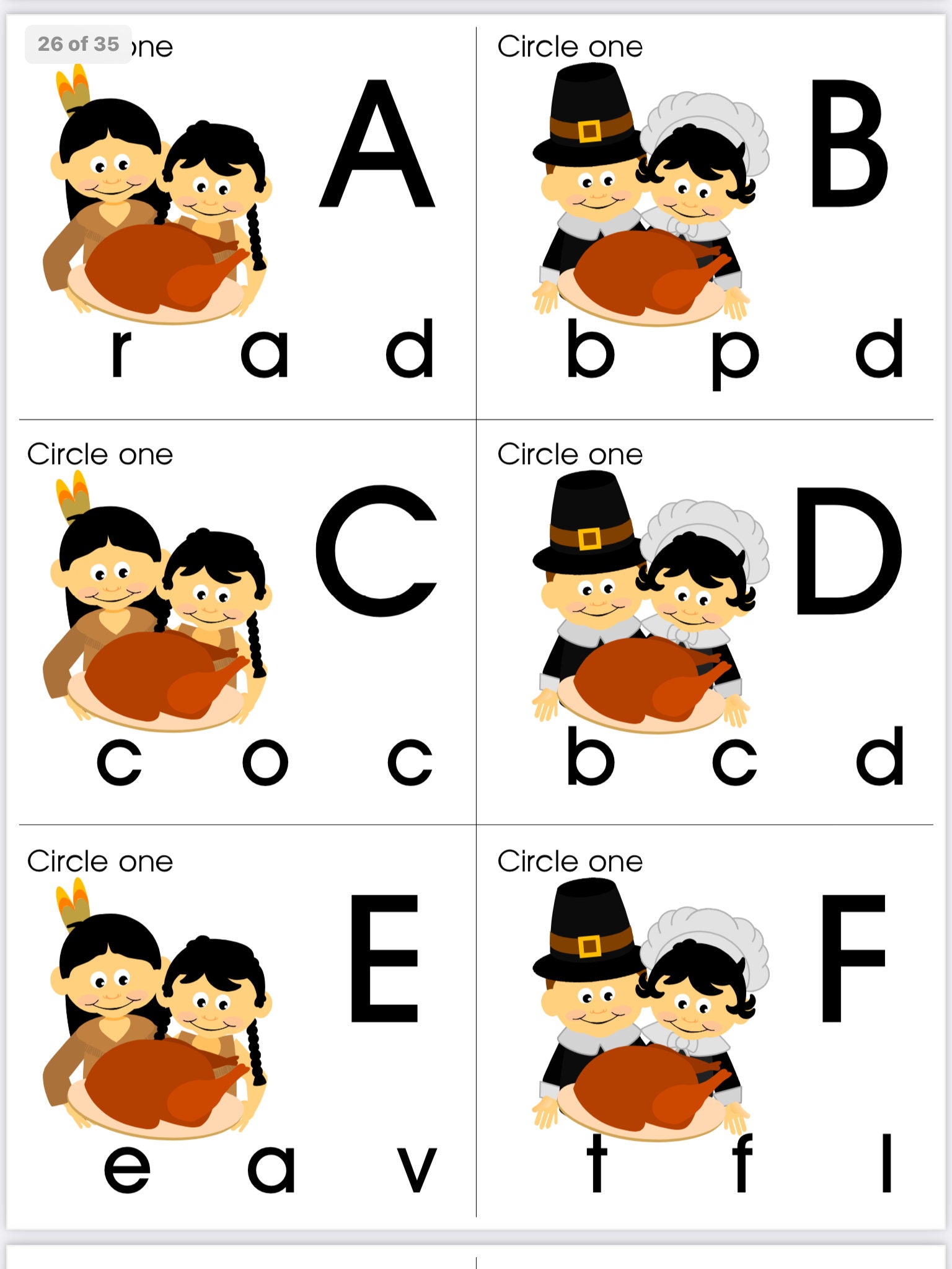 INSTANT DOWNLOAD Pilgrim Native American Themed Activities Package for ...