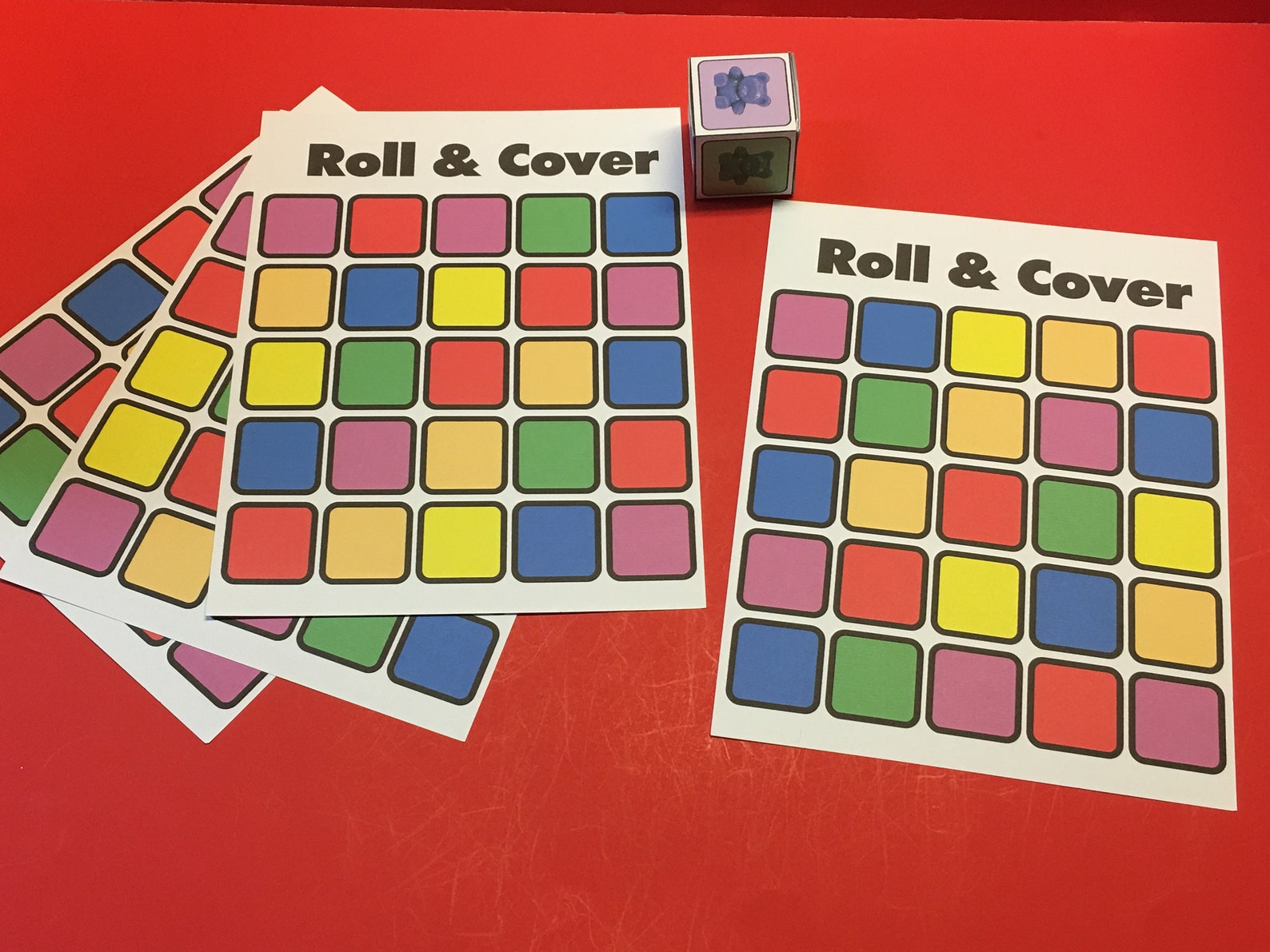 Counting Bears Learning Mats Laminated Bundle Pre | Etsy