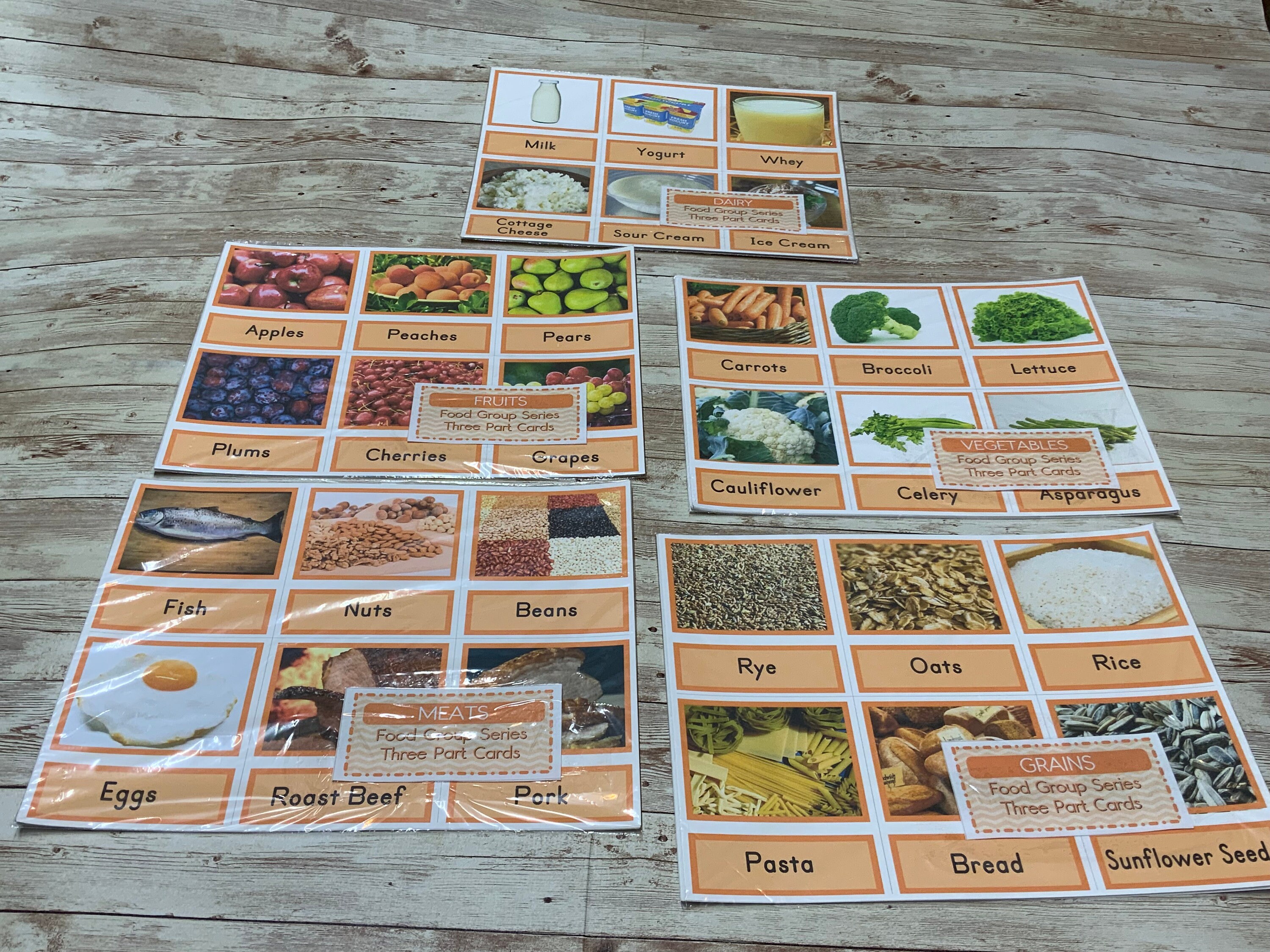 Learning Resource Bundle - Complete Food Groups Series - Three Part ...