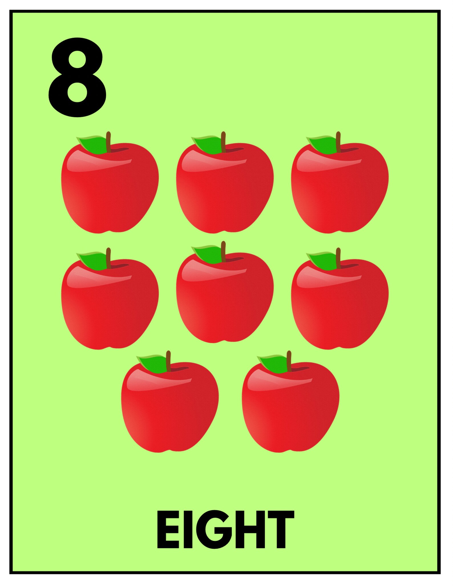 20 Printable Numbers Posters for Numbers 1-20. Wall Charts Classroom ...