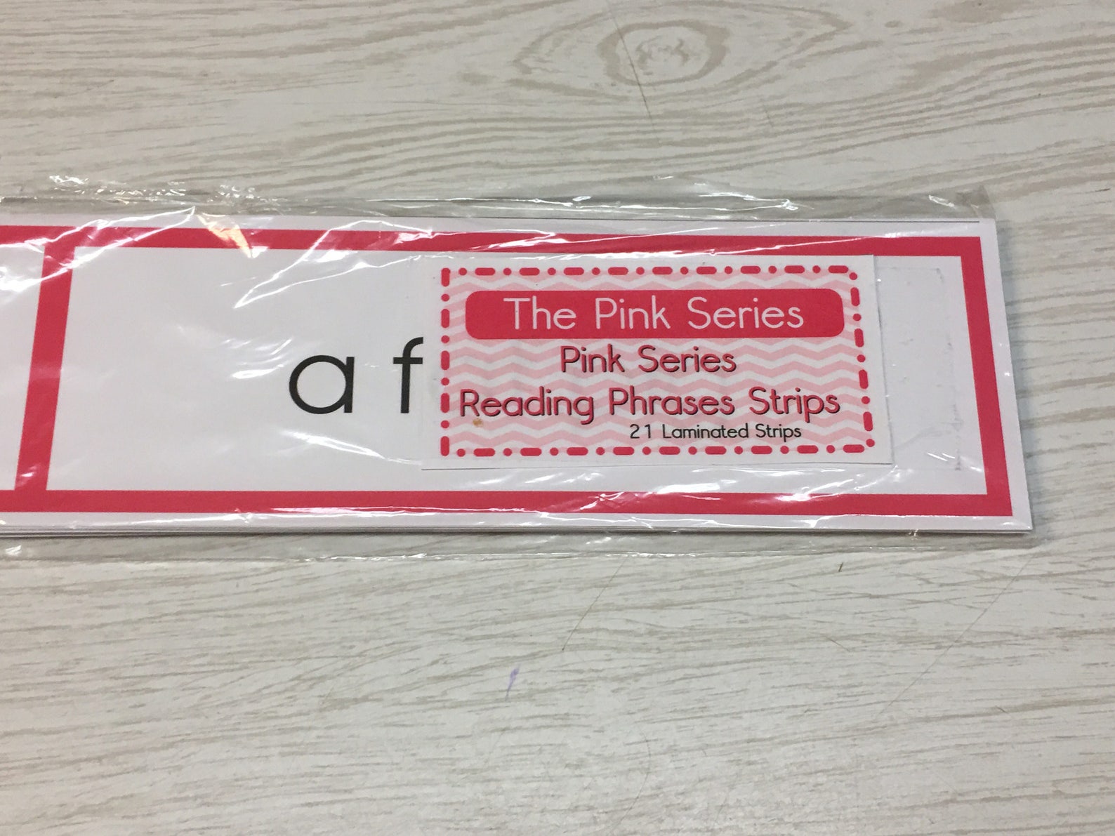 The Pink Series -pink Series Reading Phrases Stripe (21 Strips ...