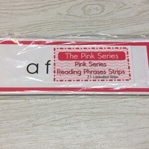 The Pink Series -pink Series Reading Phrases Stripe (21 Strips ...