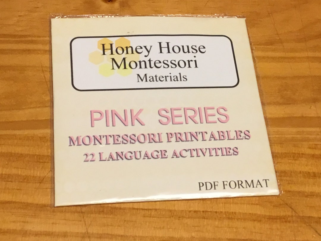 PINK SERIES Cdrom| Montessori Activity Bundled Complete Set ...