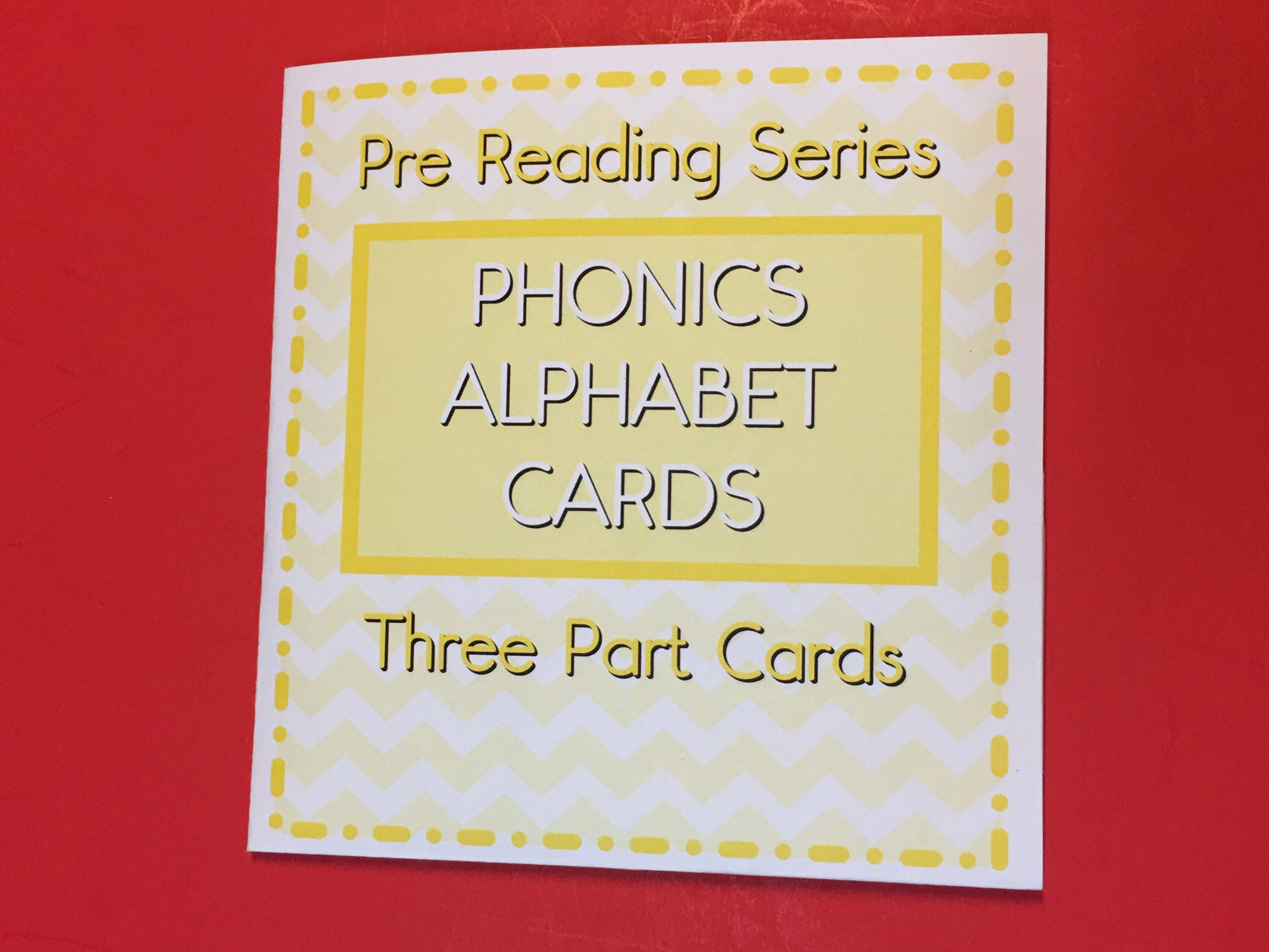 INSTANT DOWNLOAD - Phonics Alphabet Cards - Three Part Card Set and ...