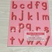 The Pink Series - Movable Alphabet / Pink Background - Montessori Set ...