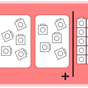 INSTANT DOWNLOAD - Unifix Cube Addition Mats and Unifix Cube Ten Frame ...