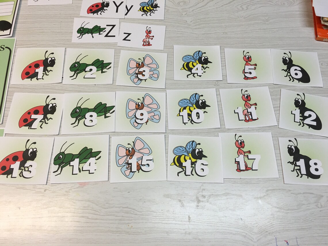 INSTANT DOWNLOAD Insect Themed Activities Package for | Etsy