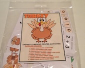 Turkeys Themed Activities Package for Learning Centers - Etsy