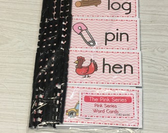 Montessori Pink Series Readers Bundle CVC Decodable Books - Etsy