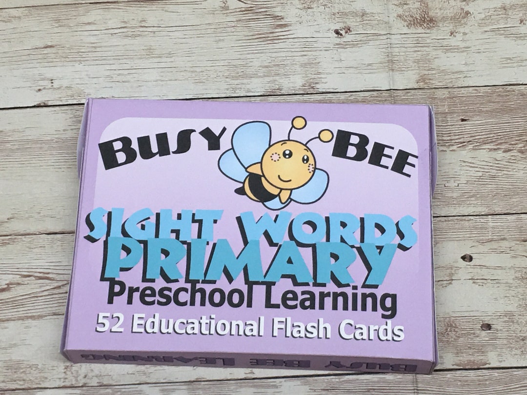 Sight Words - Primary - Busy Bee Preschool Learning - 52 Educational ...