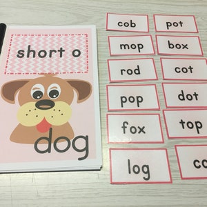 The Pink Series - Interactive Learning Books - Short “o” Book - W/ 12 ...