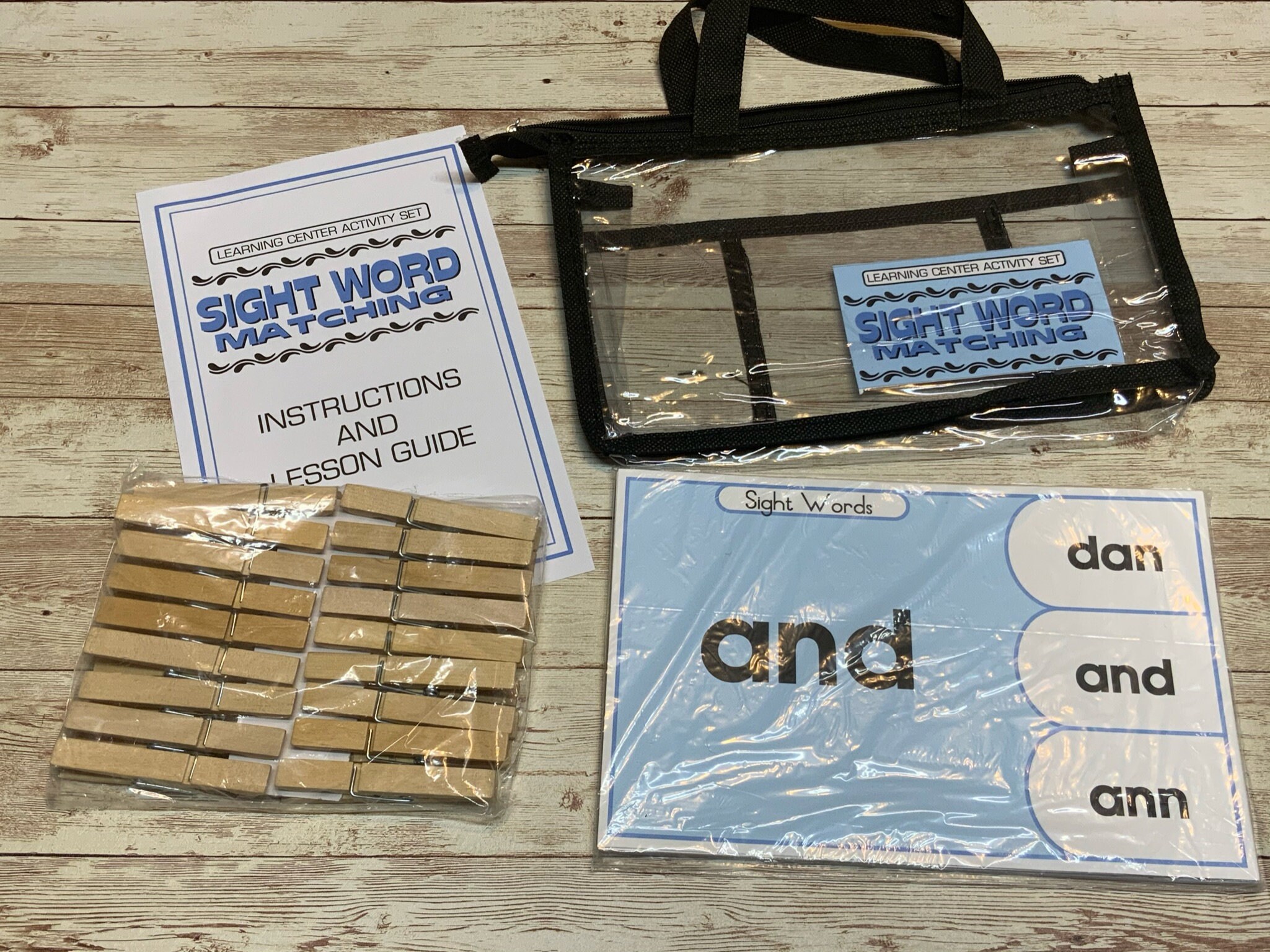 Learning Center Activity Set Sight Word Matching - Etsy