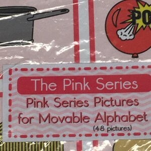The Pink Series - Pictures for Movable Alphabet - Montessori Material ...